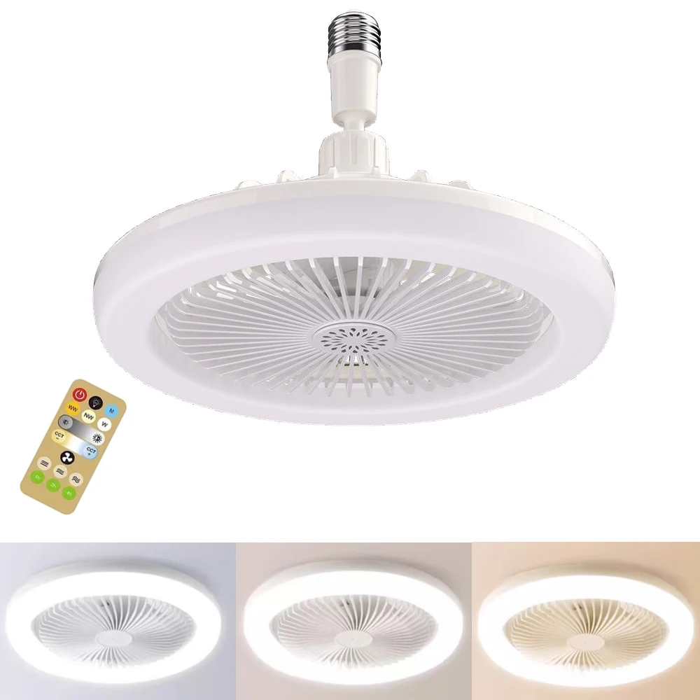 3-0W-E27-LED-Fan-Lamp-Diammble-Ceiling-Fan-Light-Warm-Cool-Neutral ...