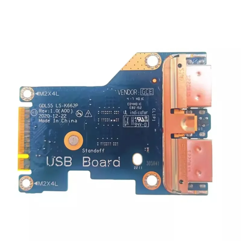 For-DELL-G15-5511-USB-Board-Audio-Board-IO-Board-SD-Card-Reader-LS ...