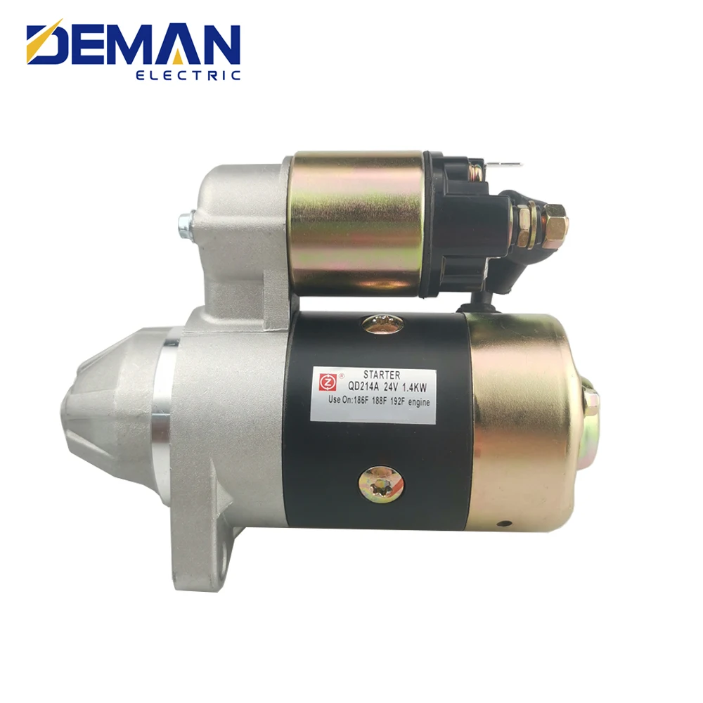 Hot Sale QD214A 24V 1.4KW Engine diesel Generator Motor Starter Copper ...
