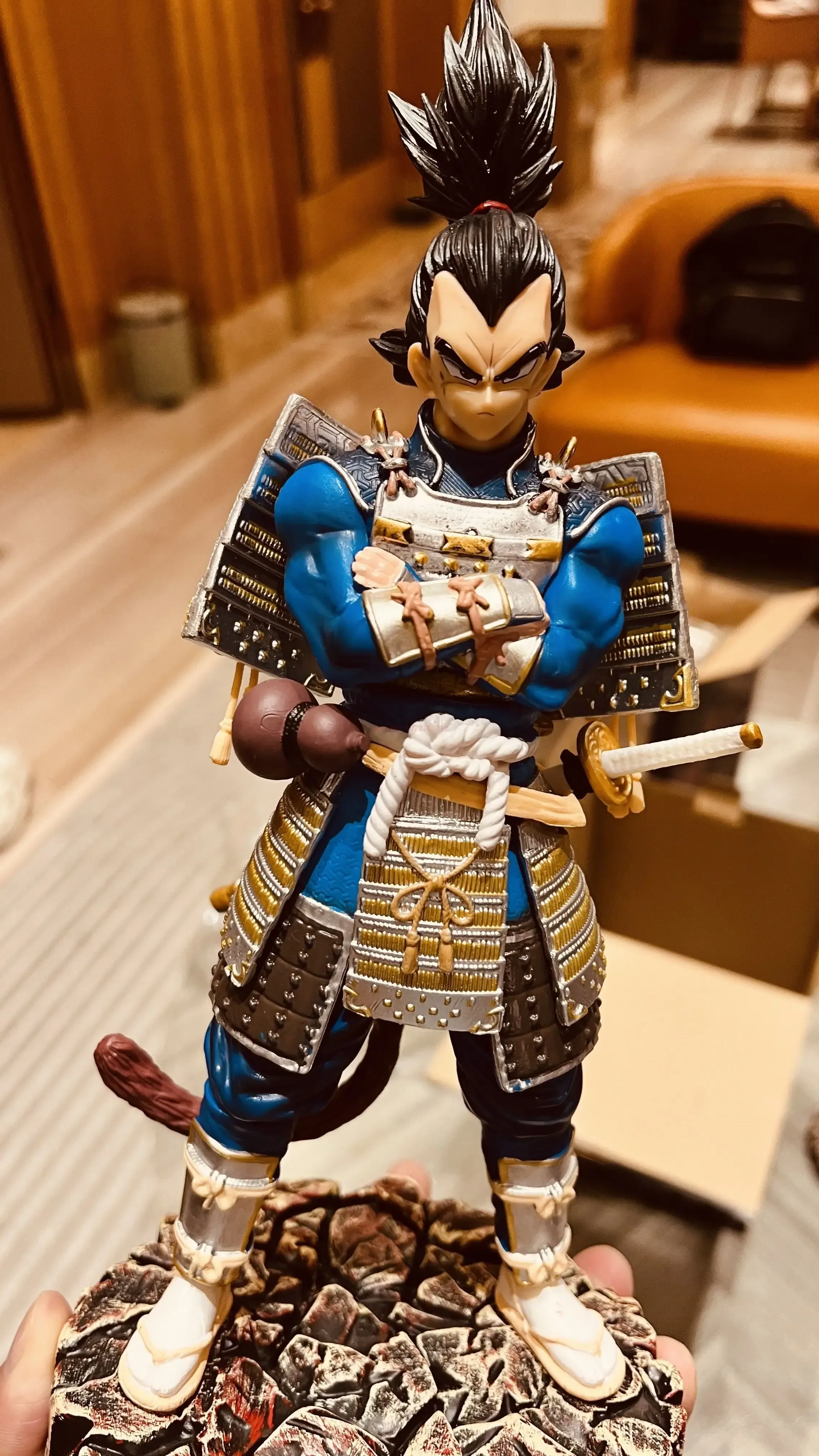 New 30cm Dragon Ball Anime Figure Samurai Son Gohan Goku Brokeback Fig ...