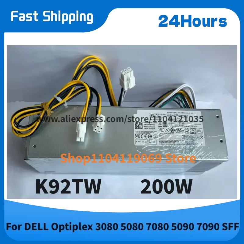 New For DELL Optiplex 3080 5080 7080 5090 7090 SFF 200W Power Supply ...