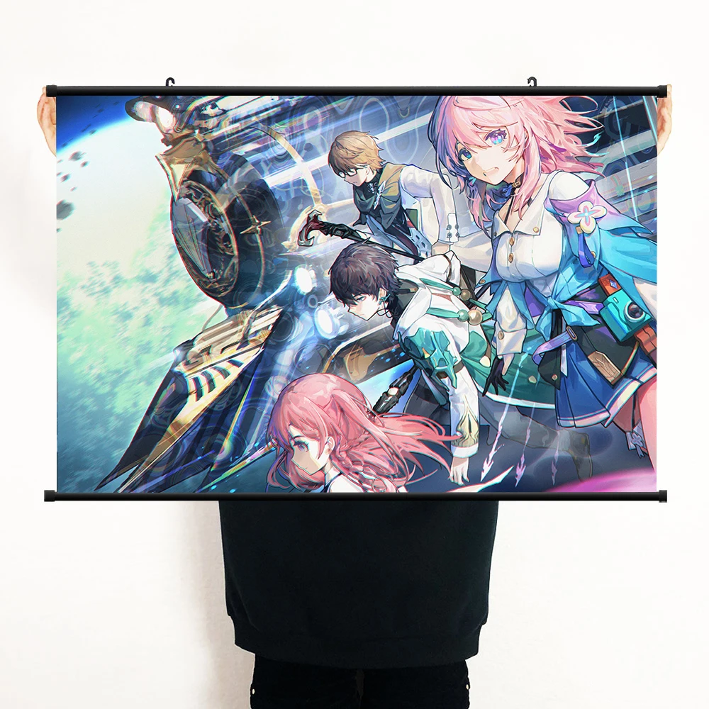 Anime-Honkai-Star-Rail-March-7th-Cosplay-3D-Printed-Poster-Wall-Scroll ...