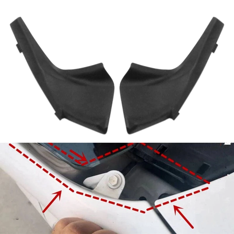 Car-Front-Left-Right-Fender-Cowl-Trim-Seal-Cover-Windshield-Glass-Seal ...
