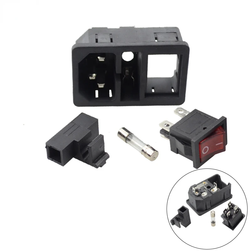 Interruptor basculante de alimentación de luz roja, verde, amarilla y ...