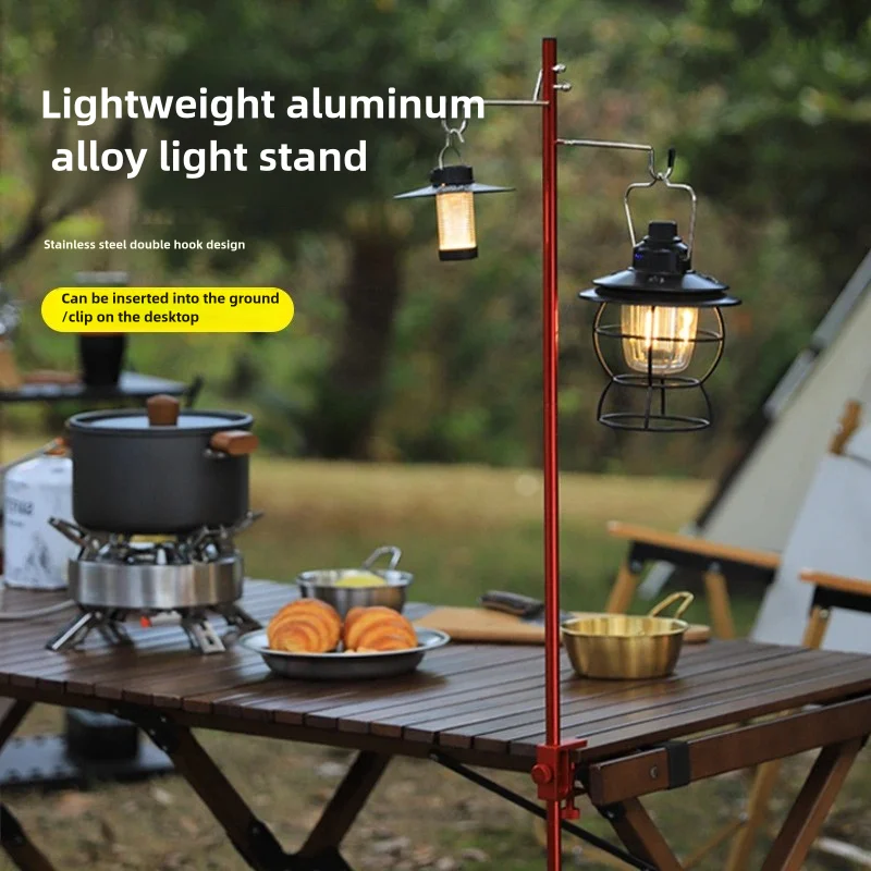 Outdoor-Lamp-Holder-Ultra-Light-Small-Lamp-Post-Portable-Folding-Mini ...