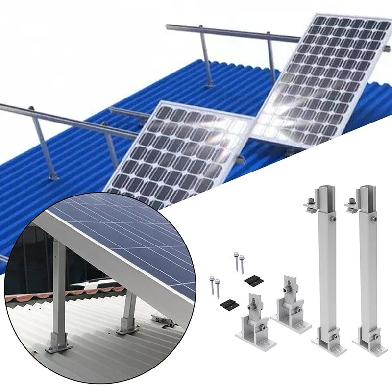 Set-of-Solar-Module-Holder-Adjustable-Angle-Bracket-Base-Aluminum-Alloy ...