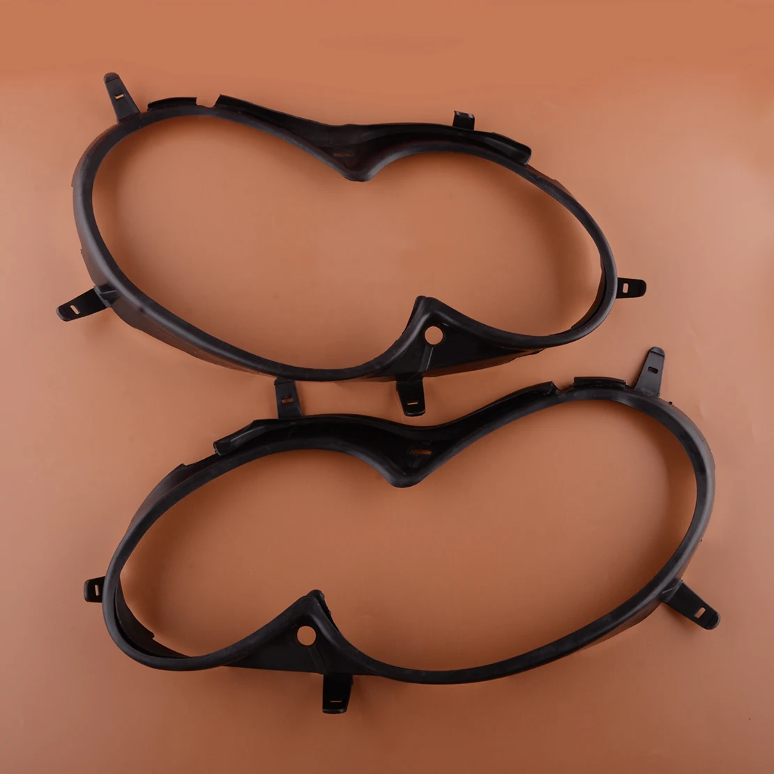 1 Pair Car Front Headlight Headlamp Gasket Seal Black Fit for Mercedes ...