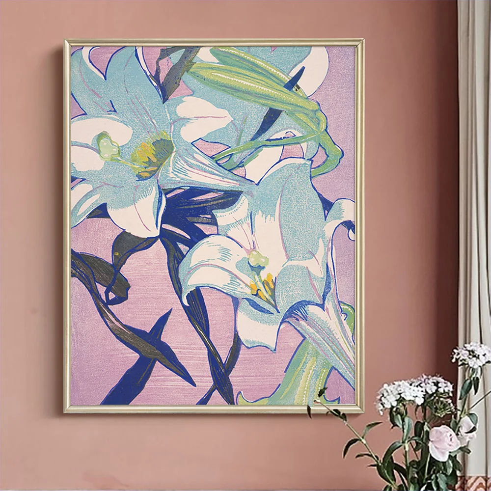 Mabel-Allington-Royds-Exhibition-Museum-Poster-White-Lilies-Art-Print ...