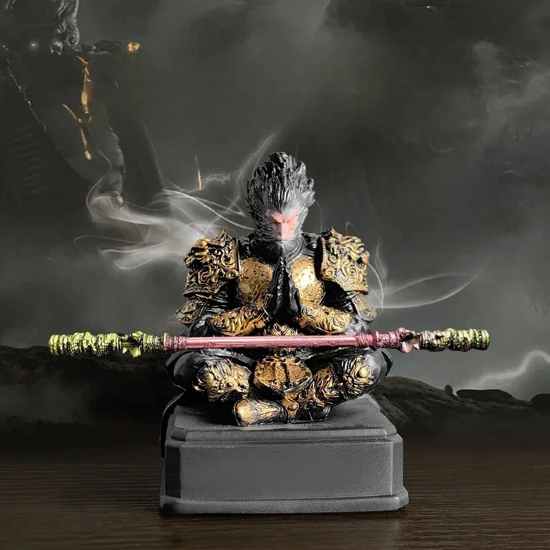 Black Myth Wukong Monkey King Destiny Man Resin Decorative Ornament ...