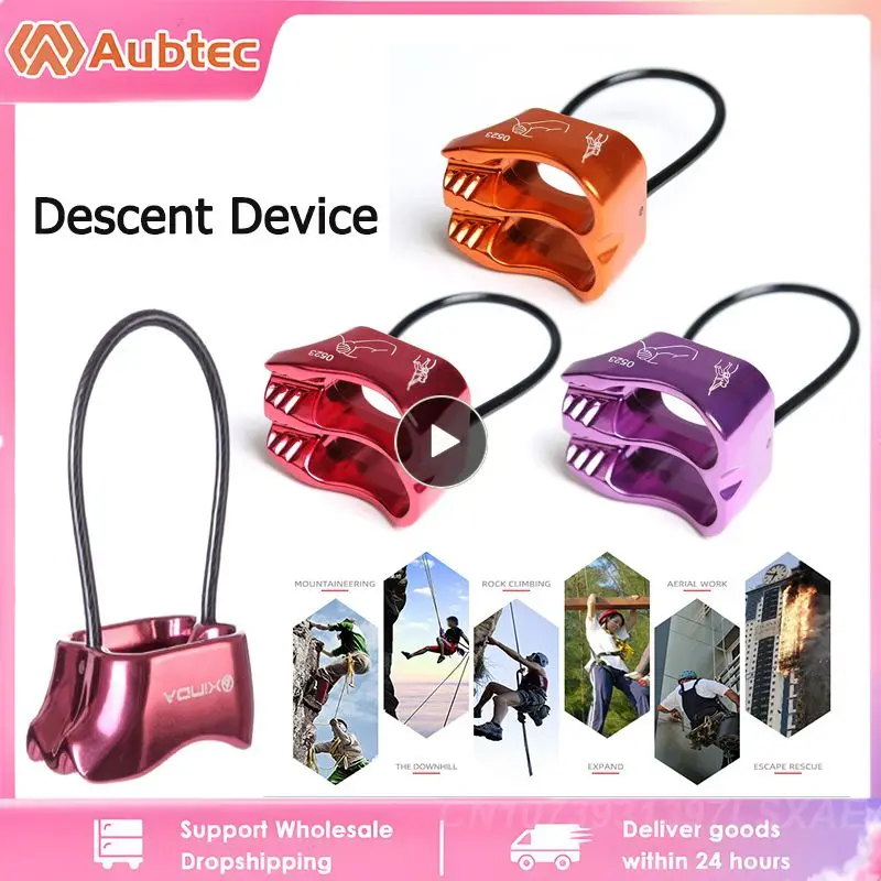 XINDA-Outdoor-Climbing-Rigging-Descender-Professional-Rappel-ATC-Belay ...