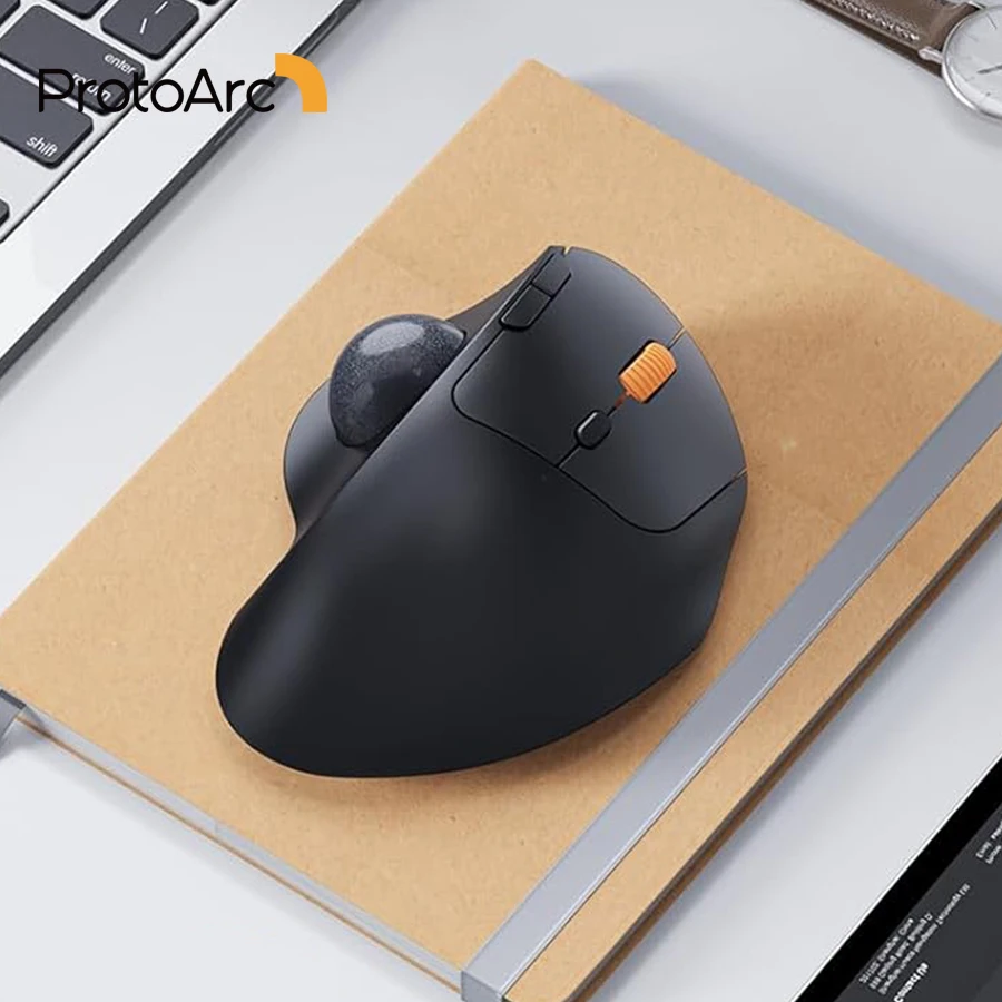 ProtoArc-rat-n-inal-mbrico-EM04-Trackball-recargable-ergon-mico ...