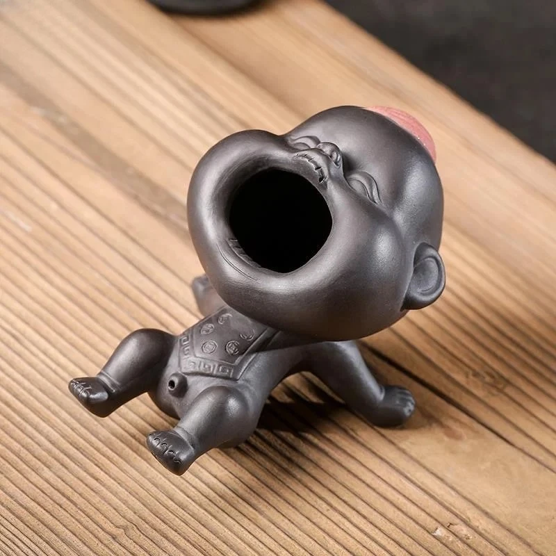 Creative Purple Clay Urine Children's Tea Pet Home Care Tea Stand ...