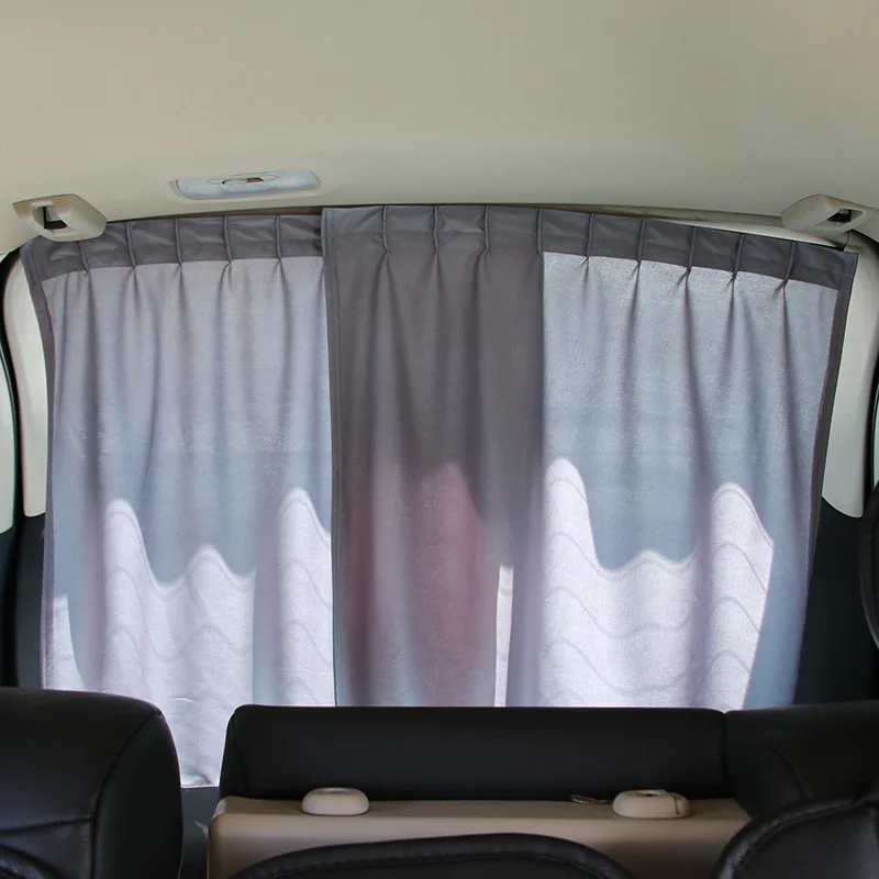 1Pair-Retractable-Car-Side-Window-Shade-Curtain-Sun-Protector-Car-Van ...