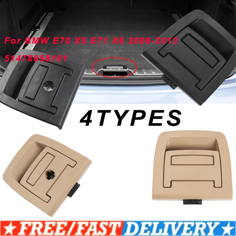 Car Trunk Tail Cover Bottom Plate Mat Floor Carpet Handle Auto ...