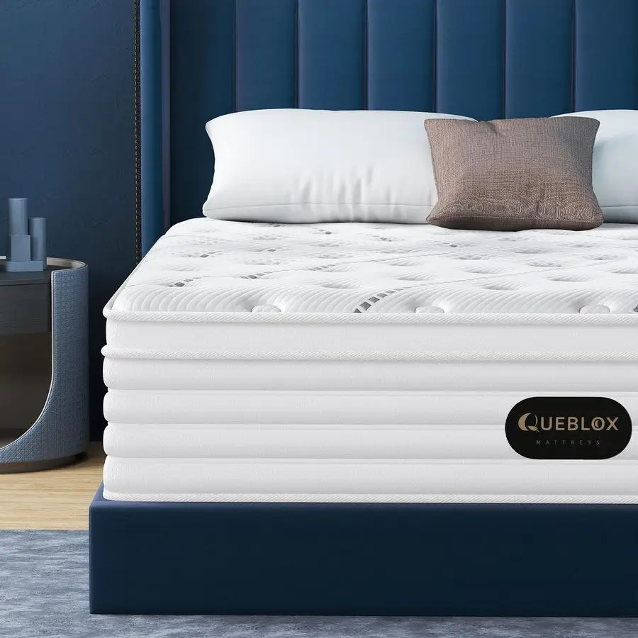 140 x 200 cm, Height 28 cm, OekoTex Certified, 7Zone Pocket Spring ...
