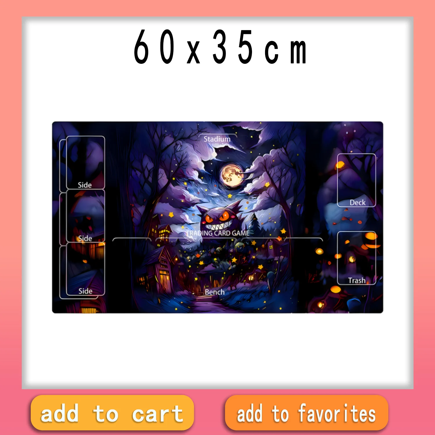 New TCG PTCG Battle Playmat Game Collection Cards Mat Scarlet Violet ...