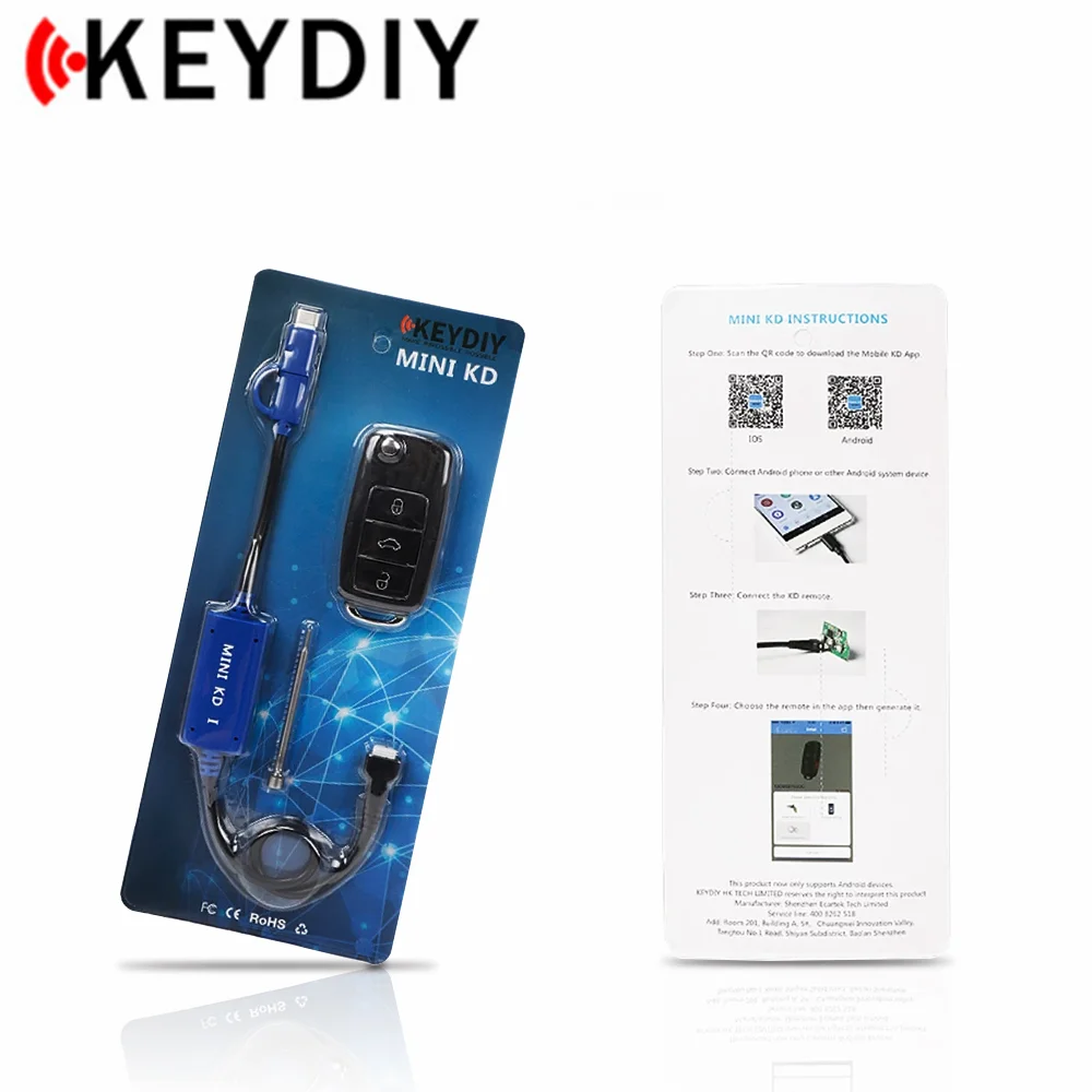 KEYDIY Mini KD Key Generator Remotes Warehouse in Your Phone Support ...