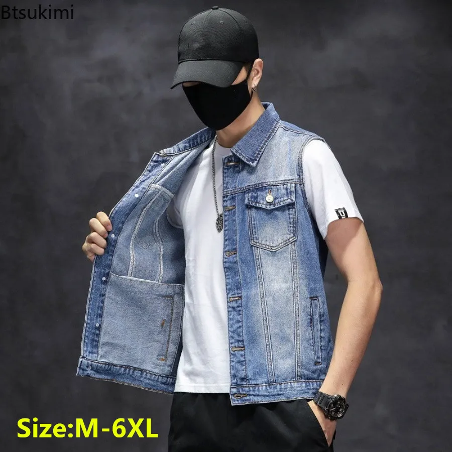 Brand-New-Men-s-Ripped-Denim-Vests-Hip-Hop-Streetwear-Fashion ...