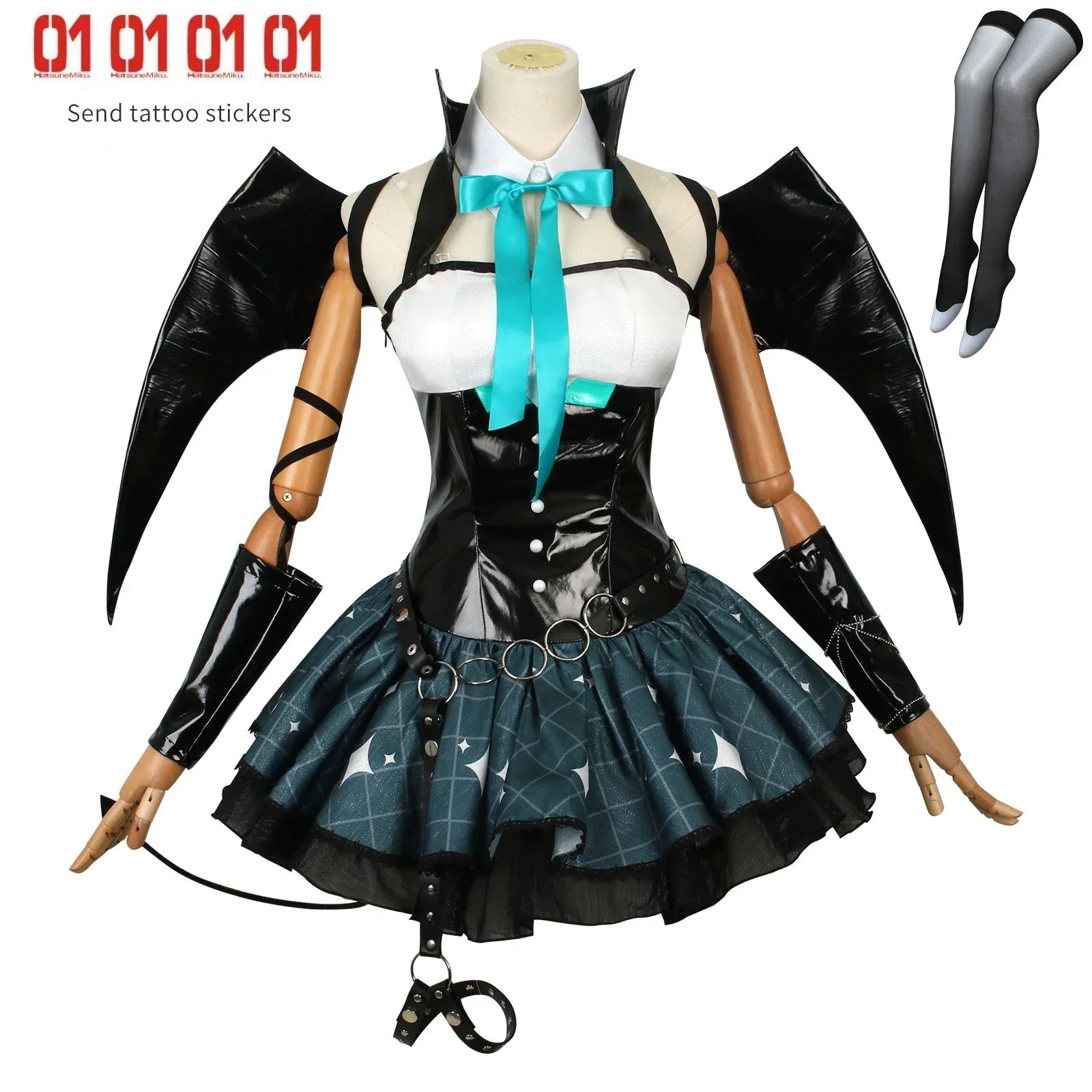 Costume-Cosplay-Ata-Kuu-pour-Femme-Uniforme-de-Carnaval-Perruque-Anime ...
