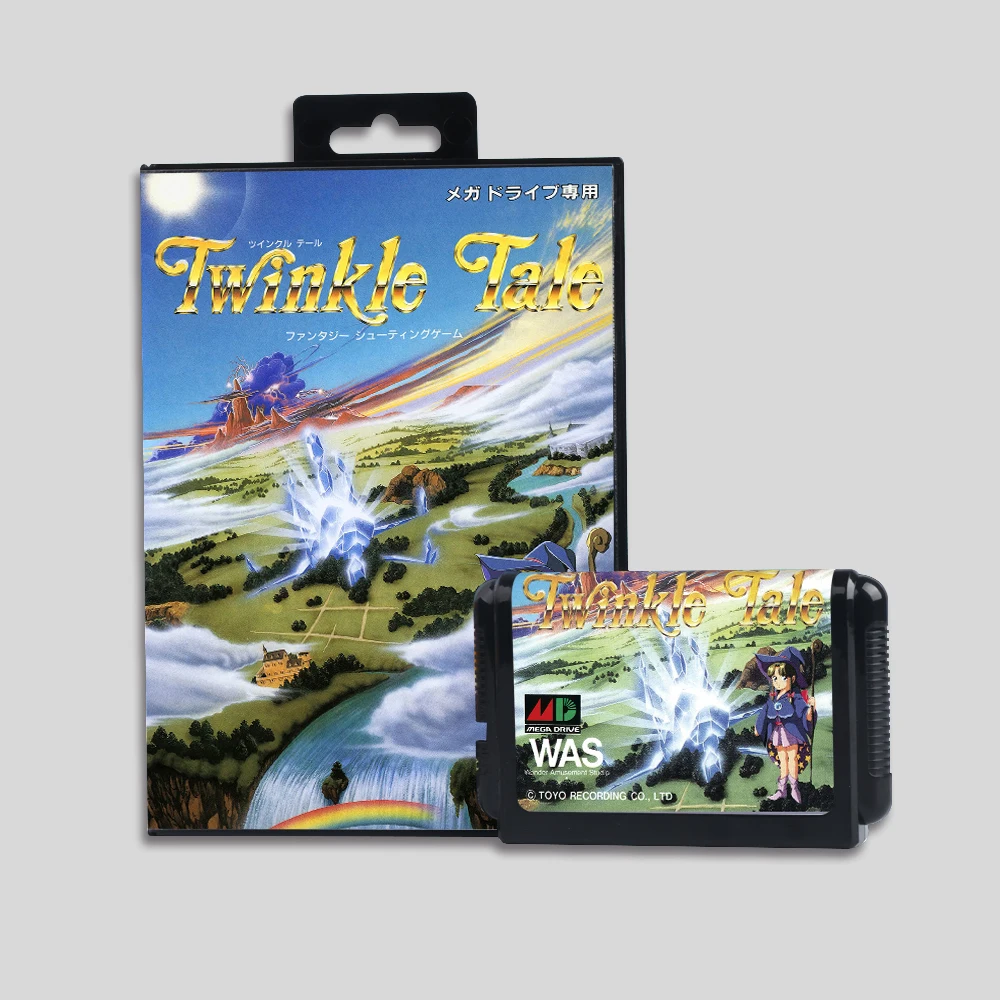 Twinkle-Tale-Japanese-MD-Game-Cartridge-Box-Manual-For-Sega-16-bit ...