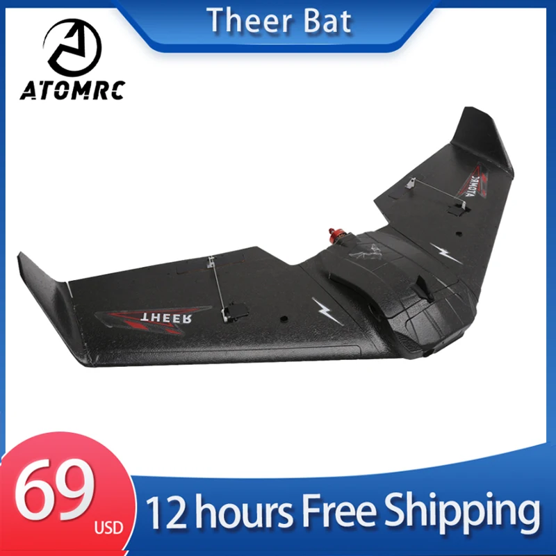 NEW AtomRC Theer Bat Delta Wing High-speed Detachable Flight Wing FPV ...