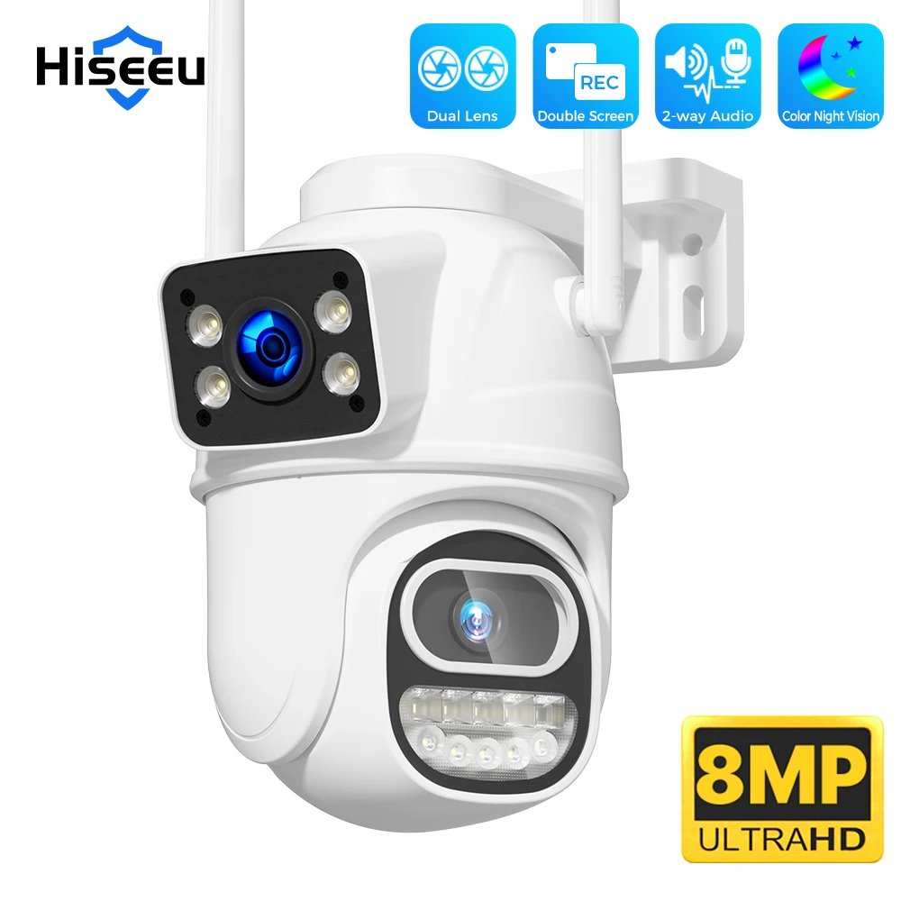 Hiseeu-8MP-4K-PTZ-Wifi-Camera-Dual-Lens-with-Dual-Screen-Ai-Human ...