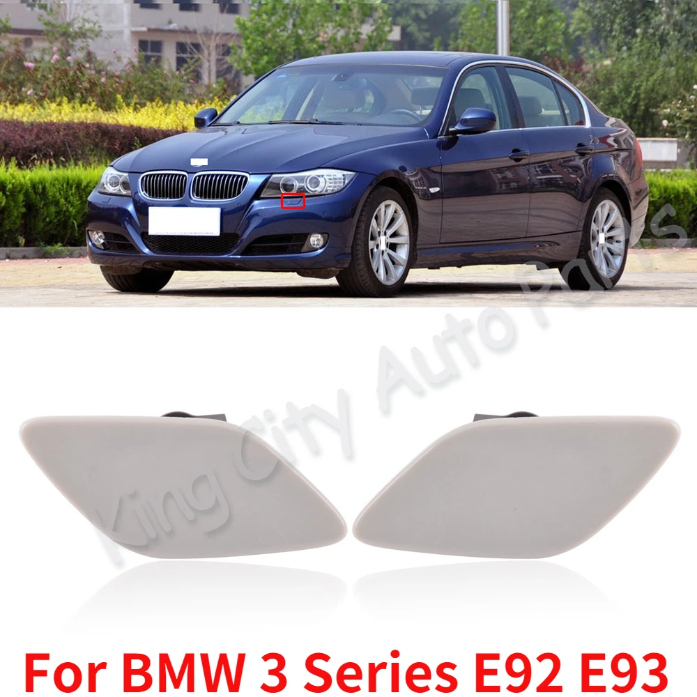 CAPQX parachoques delantero para coche, boquilla de lavado, cubierta de ...