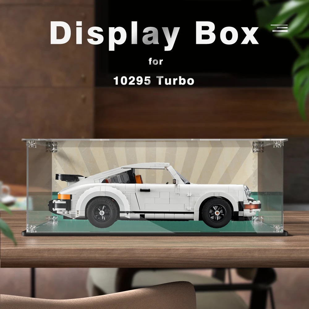 Acrylic-Display-Box-for-Lego-10295-Turbo-Targa-Dustproof-Clear-Display ...
