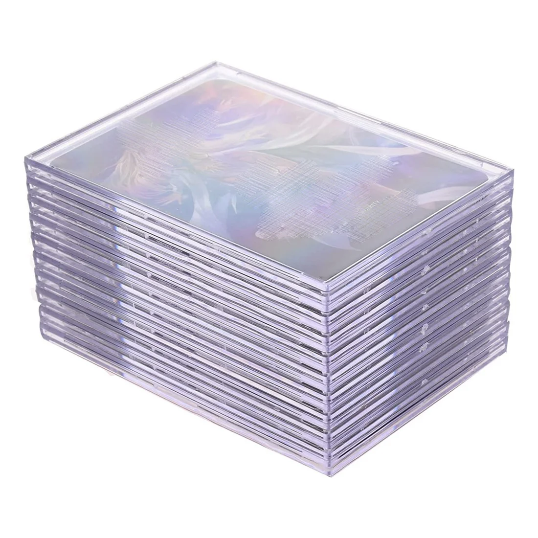Cards-Sleeves-Top-Loaders-10-Hard-Plastic-Card-Protector-Clear-Card ...