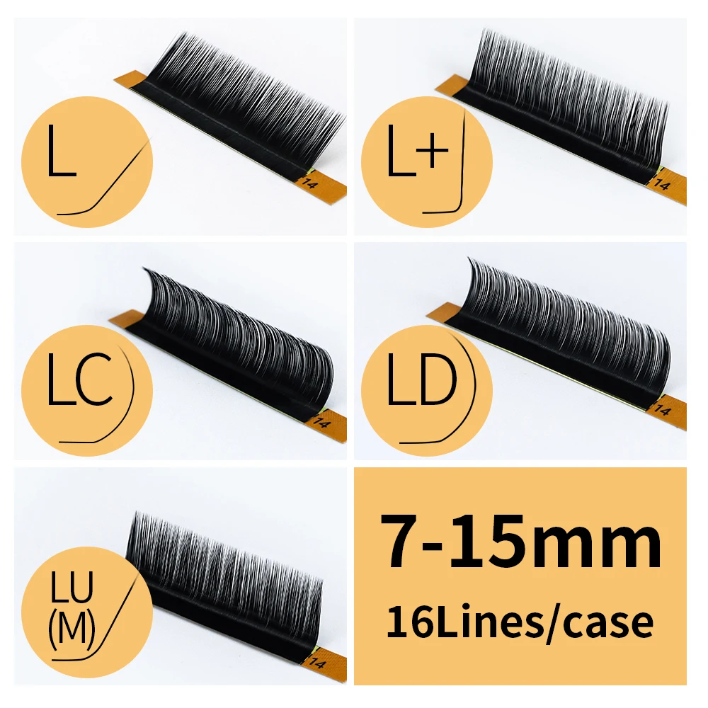 GLAMLASH-L-LC-LD-LU-M-N-Curl-7-15mm-MIX-16rows-Case-Mink-Eyelash ...