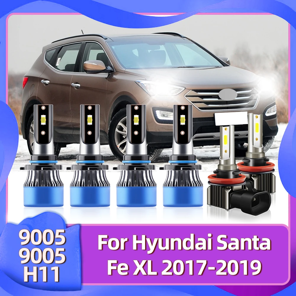 LSlight-faros-LED-para-coche-bombillas-antiniebla-autom-ticas-Kit-de ...