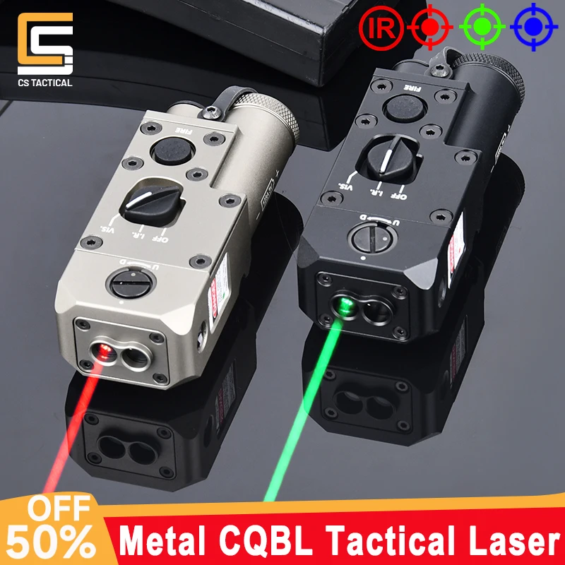 WADSN Metal CQBL-1 Red Dot Green Blue IR Indicator Hunting Weapon Light ...
