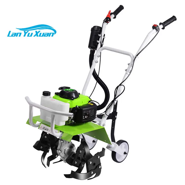 Hand Push Gasoline Garden Cultivators 188cc Gasoline Mini Power Tiller ...