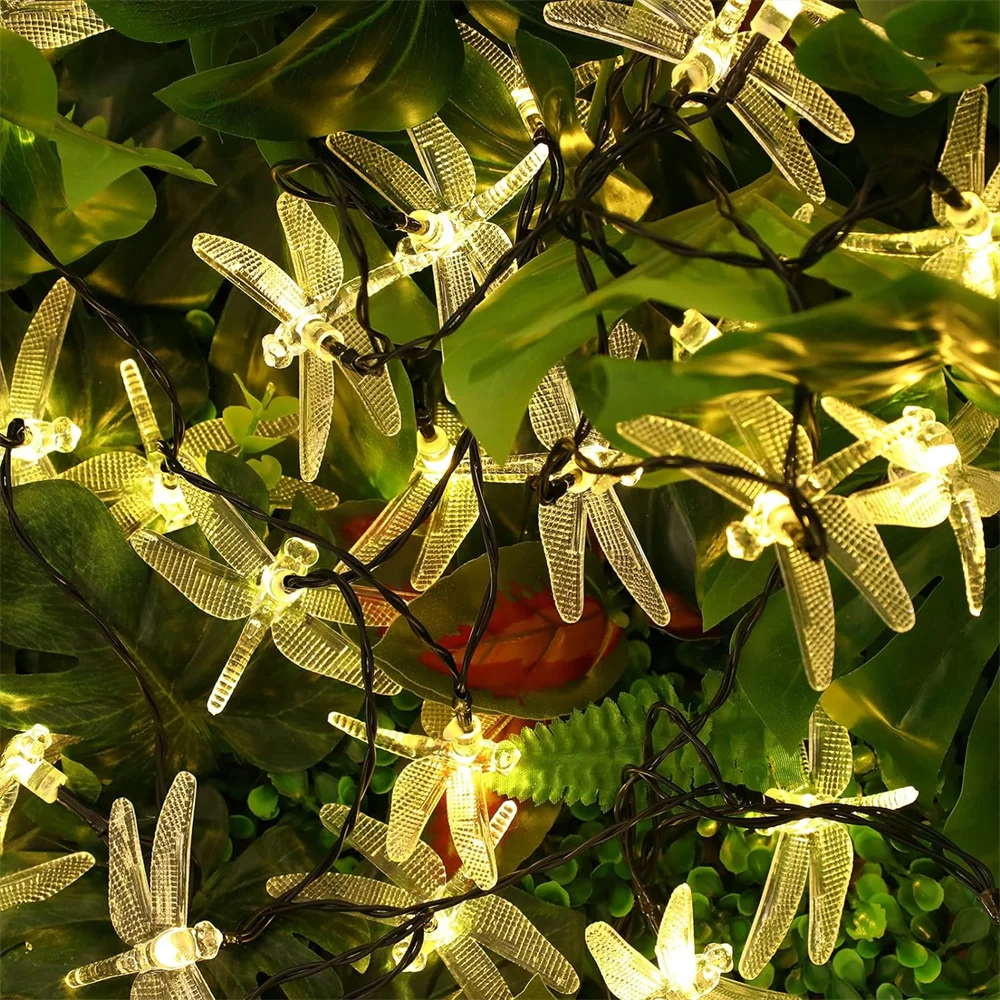 Solar-Dragonfly-String-Lights-Outdoor-Fairy-Lights-with-8-Modes ...