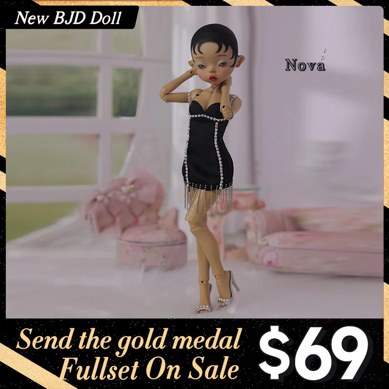 New BJD Nova 1/6 Yosd Doll Modern Retro Makeup Styling Party Girl Doll ...