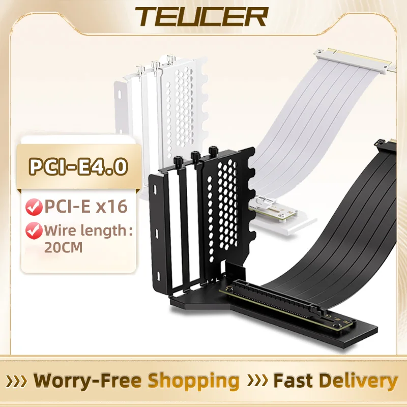 TEUCER-L-Z3-PCI-E3-0-Graphics-Card-Vertical-Mounting-Bracket-200mm-PCI ...