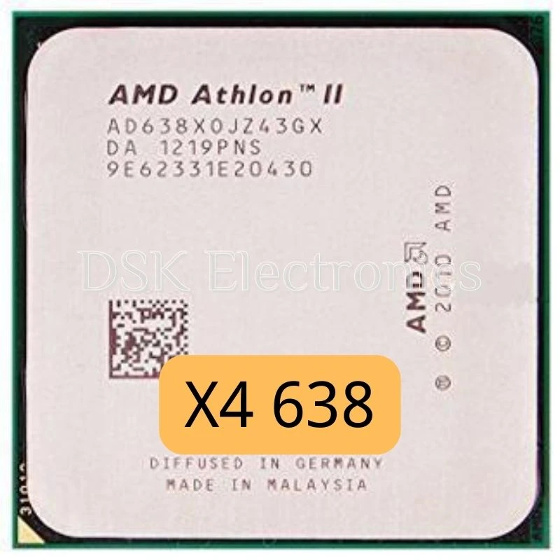 Amd Athlon Ii X4 638 2.7 Ghz Quad-core Cpu Processor Ad638xojz43gx ...