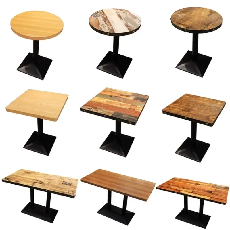 Customized cafe Western restaurant table Fast food snacks Dessert milk ...