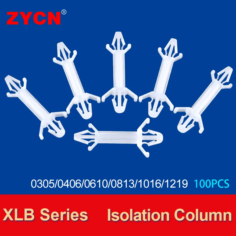 100PCS-XLB-Type-Nylon-PC-Board-Isolation-Column-Hole-4-0-Circuit ...