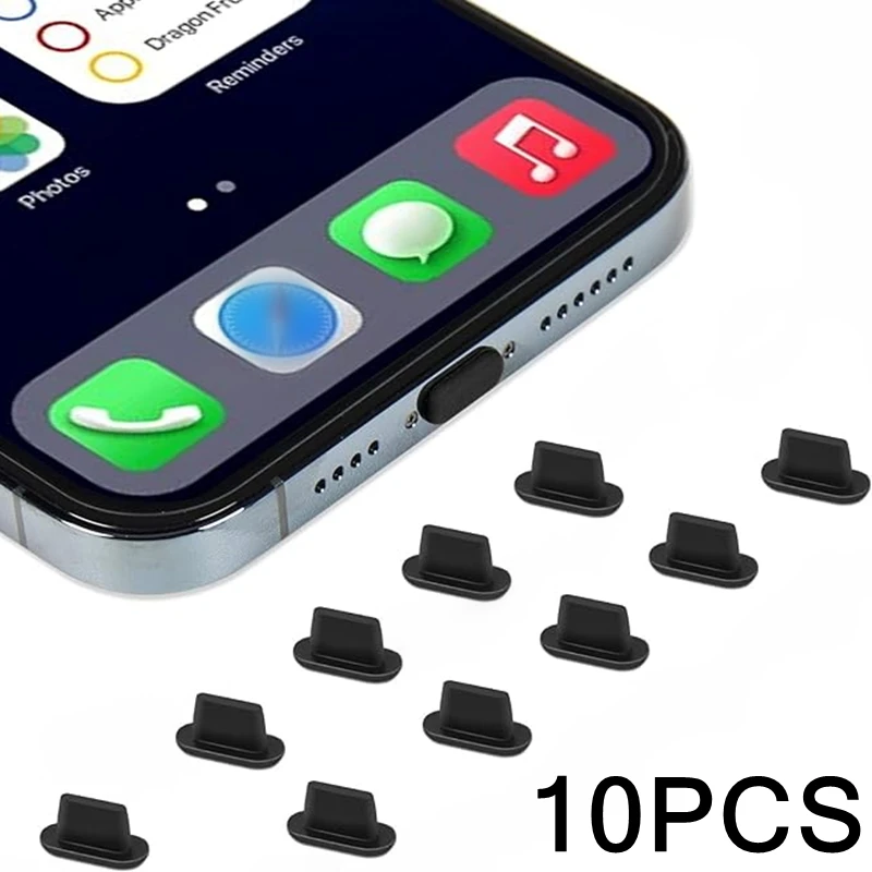 Silicone-Dust-Plug-for-iPhone-14-13-Pro-Max-Lighting-Charging-Port ...