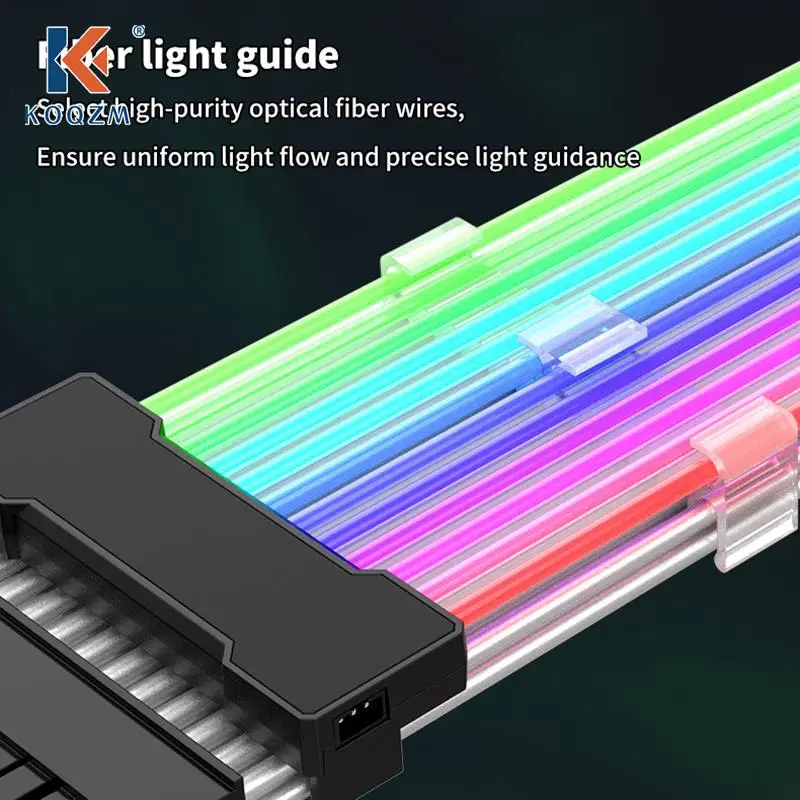 Computer-ARGB-Sync-PSU-Luminous-Power-Supplies-Extension-Cable-Kit-ATX ...