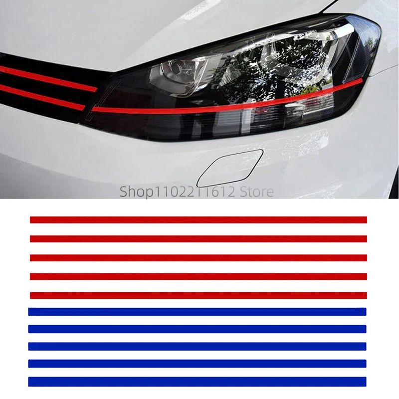 for VW Golf 6 7 Polo Tiguan Front Hood Grill Reflective Styling ...