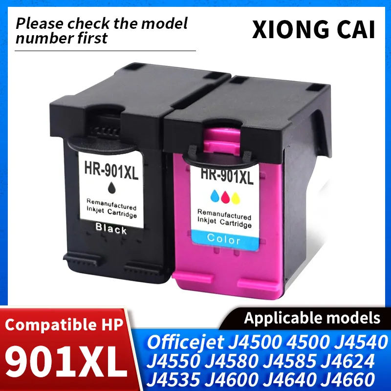 Compatible-For-HP-901XL-Remanufactured-Ink-Cartrige-For-HP-901 ...