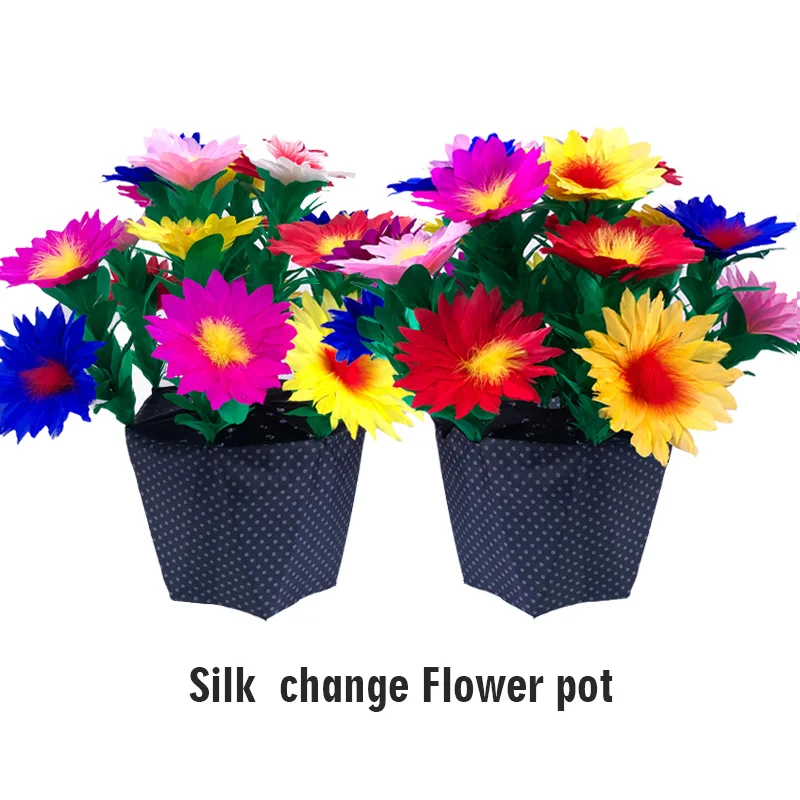 silk-to-Flower-Pots-flash-to-Feather-flower-pot-Folding-flower-pot ...