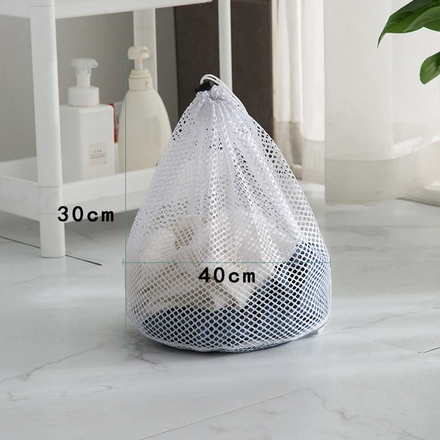 Large Washing Laundry Bag Mesh Organizer Net Dirty Bra Socks Underwear ...
