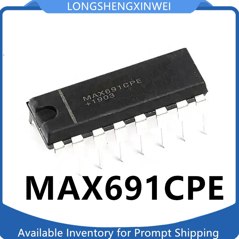 1PCS New MAX691CPE MAX691 691CPE DIP-16 Microprocessor Monitoring ...