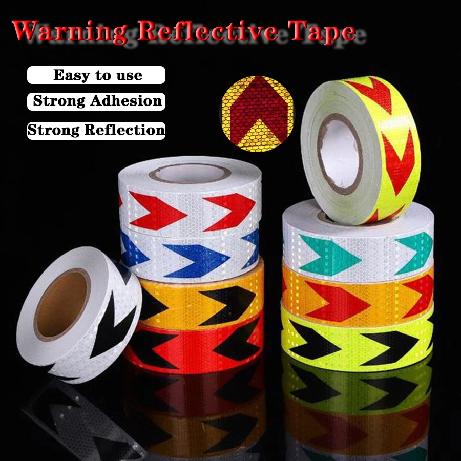 3Meter Car Reflective Tape Auto Safety Warning Sticker Reflector ...