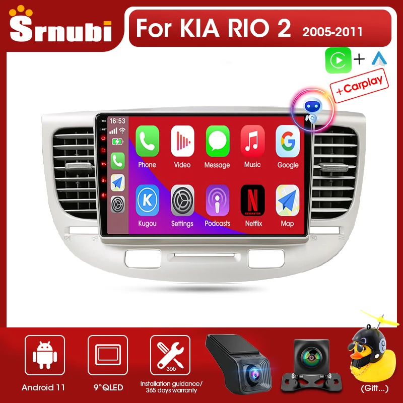 Srnubi-Android-11-0-Car-Radio-for-KIA-RIO-2-RIO2-2005-2011-Multimedia ...