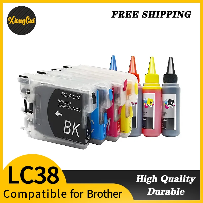 LC38-LC39-LC61-LC65-LC67-LC980-LC985-LC990-LC1100-Refillable-Ink ...