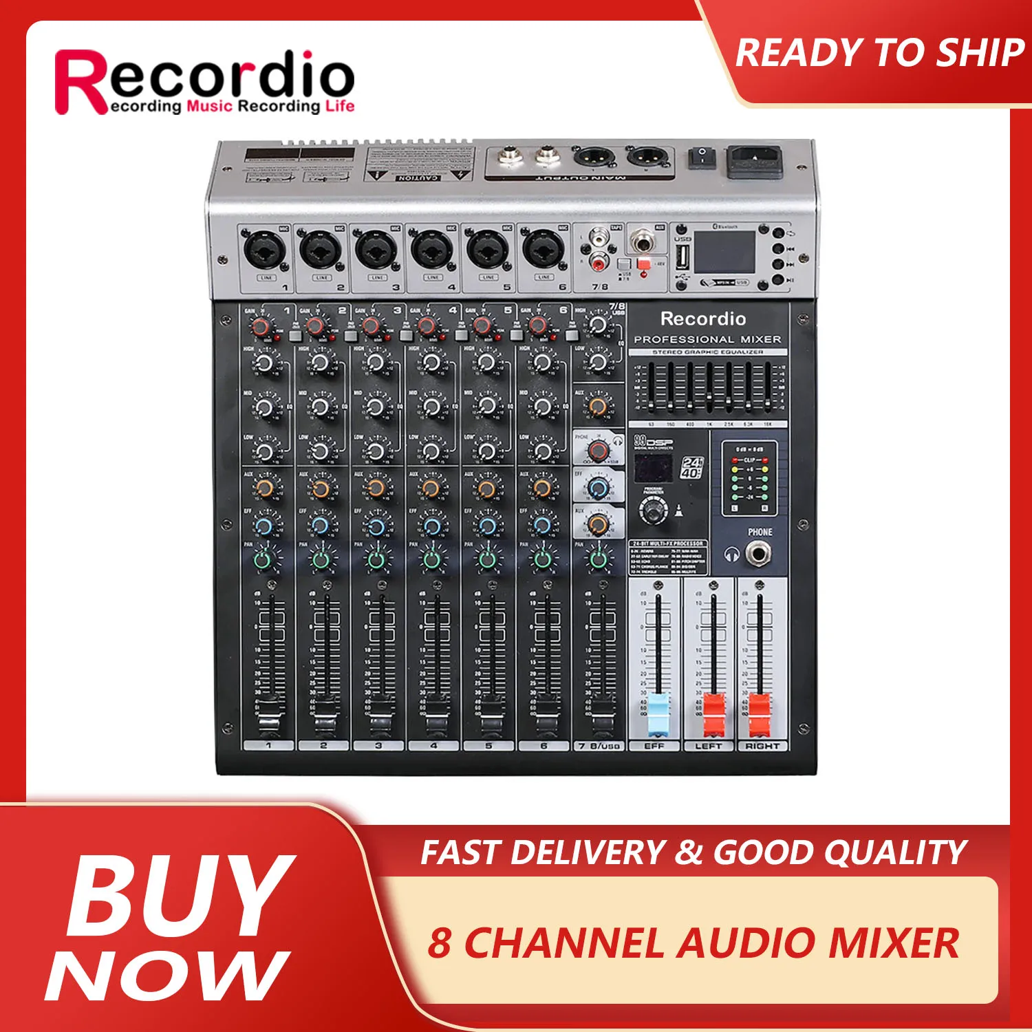 GAX-GBR8-8-channel-pure-mixer-wedding-hotel-school-recording-and ...